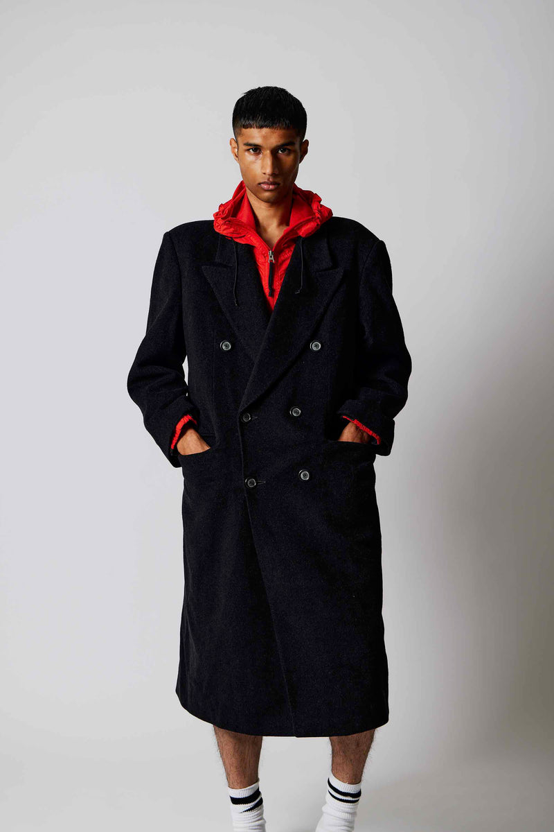 WOOL DOUBLE CHESTER COAT – MENU ONLINE